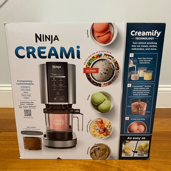 Ninja | Kitchen | Ninja Creami 7 Onetouch Program Ice Cream Maker In ...